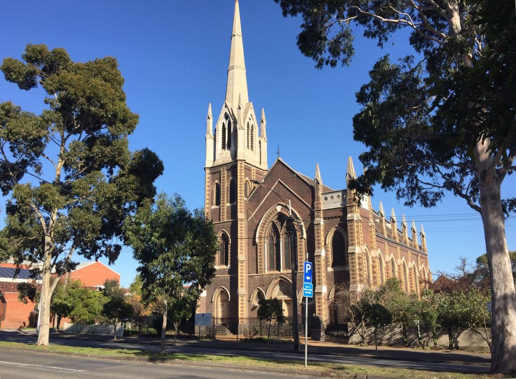 NORTH MELBOURNE UNITING CHURCH – HERE TODAY…